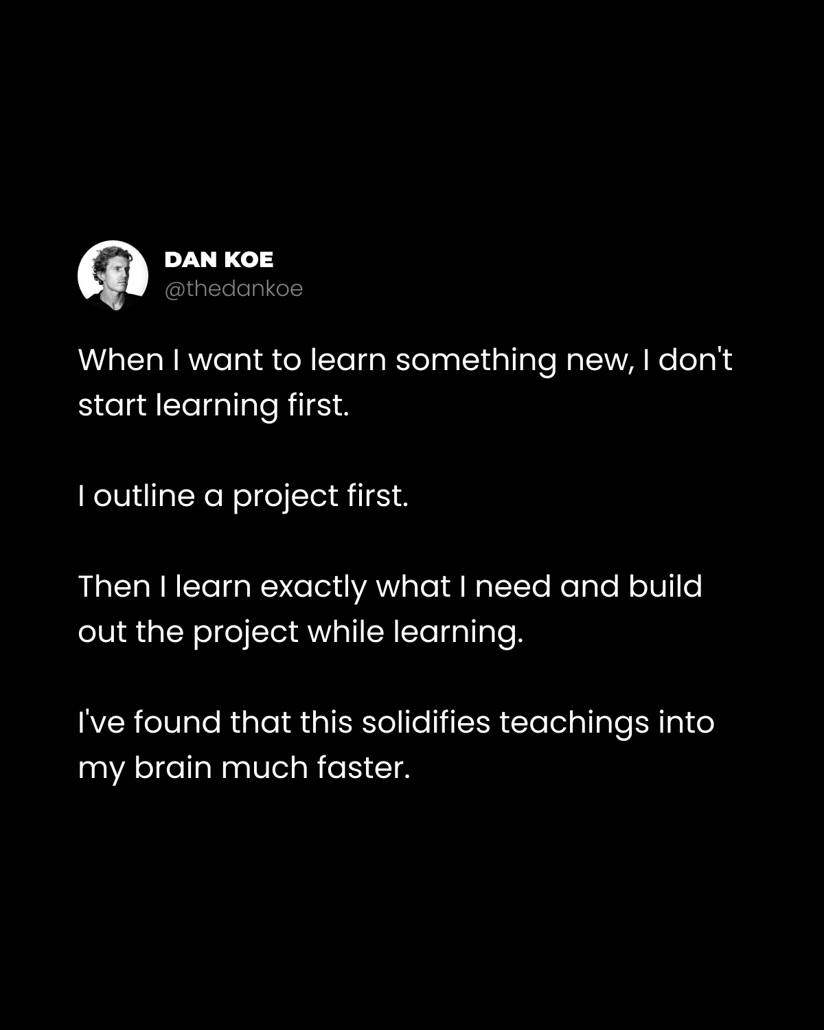 How To Learn Anything 10X Faster Than Anyone With AI - Dan Koe