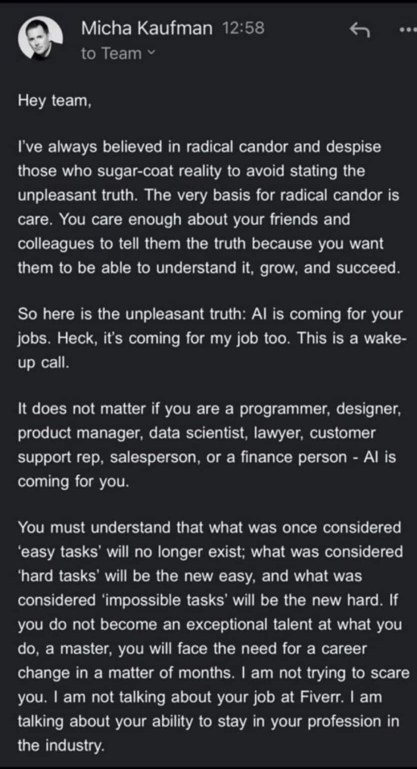 The Unpleasant Truth: AI Is Coming For Your Job - Dan Koe